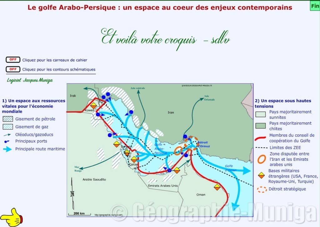 Le golfe Arabo-Persique : un espace au cœur des enjeux contemporains